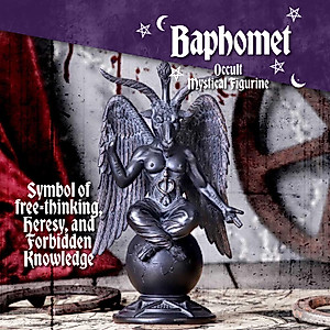 Nemesis Now Baphomet Occult Figurine, 25cm, Hand-Painted, Gothic Mystical Ornament, Giftable Merchandise and Collectible Decor