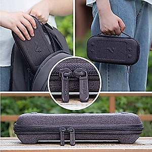 ButterFox Slim Compact Carrying Case for Nintendo Switch Lite with 19 Game and 2 Micro SD Card Holders, Storage for Switch Lite Accessories (Premium Gray)