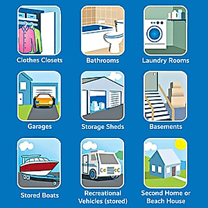 Arm & Hammer Fragrance Free Refillable Moisture Absorber and Odor Eliminator 14 oz. Tub