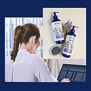 Dr Teal's Lavender Thick & Full Essential Oil Conditioner, Sulfate Free, 16 Fl Oz