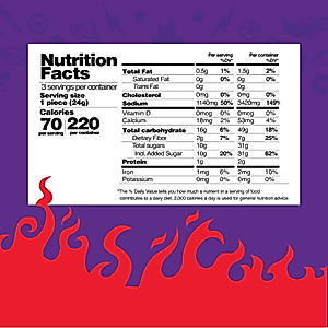 Vero Takis Chamoy Artificially Flavored Lollipop with Chili Pepper Powder, 6 Bags, 3 Lollipops Each, Net Weight 15.24 Ounces