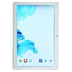 HEEPDD 10.1 Inch Tablet Silver Phone Tablet RAM 4GB 1280x800 ROM 64GB for Traveling (US Plug)