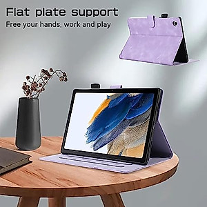 Tablet PC Case Compatible with Samsung Galaxy Tab A8 Case 10.5" X200 / X205 (2021) Premium PU Leather Folio Smart Protective Cover, Multi-Viewing Angles and Auto Wake & Sleep Compatible with Galaxy Ta