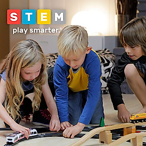 intelino Smart Train Starter Set: Award-Winning Robot Toy Train; App-Based + Screen-Free Drive Modes; 3 Free Apps for Playing and Learning; Programmable with Color Tiles, Scratch & Python; for Ages 3+