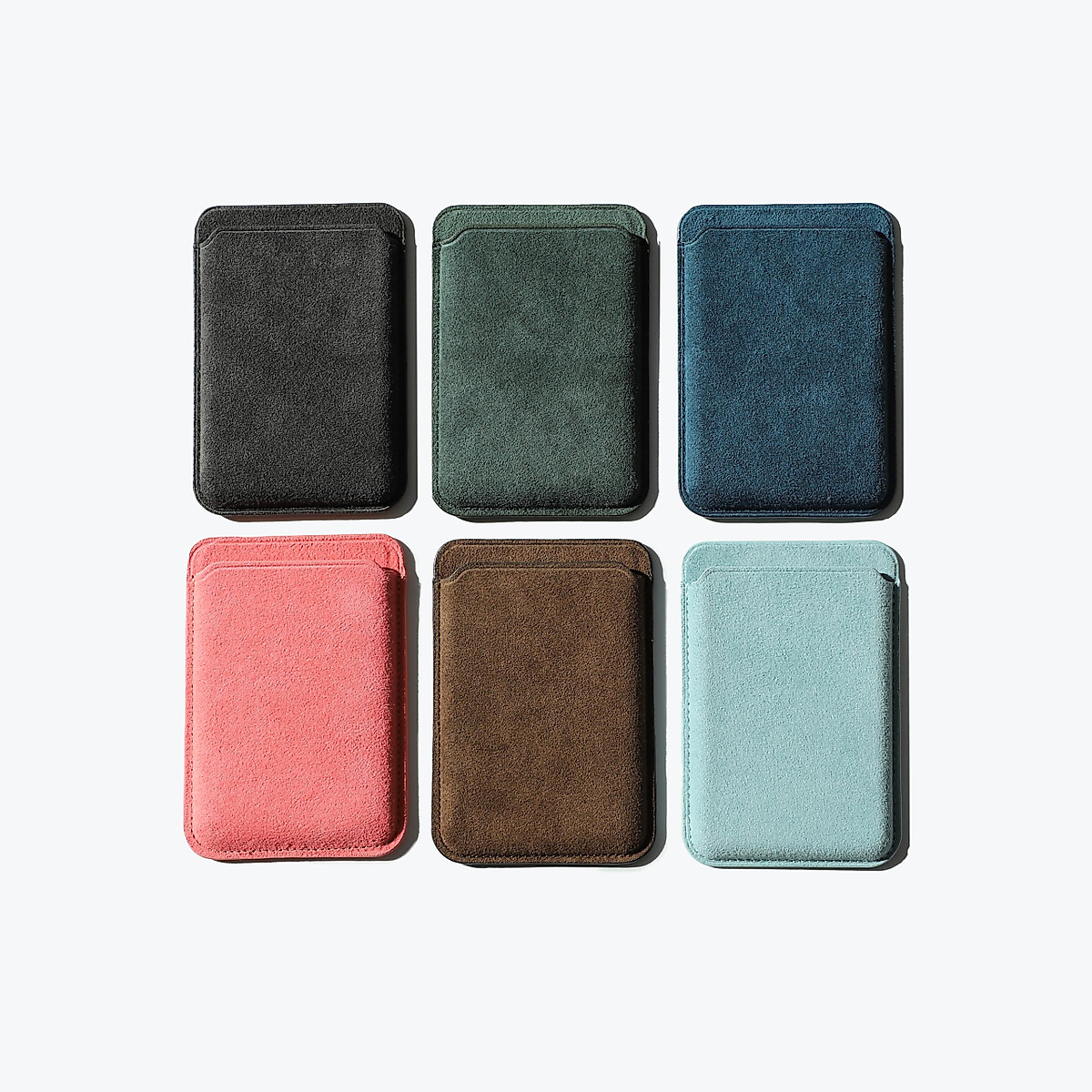 ALMA Alcantara Cardholder (Forest Green)