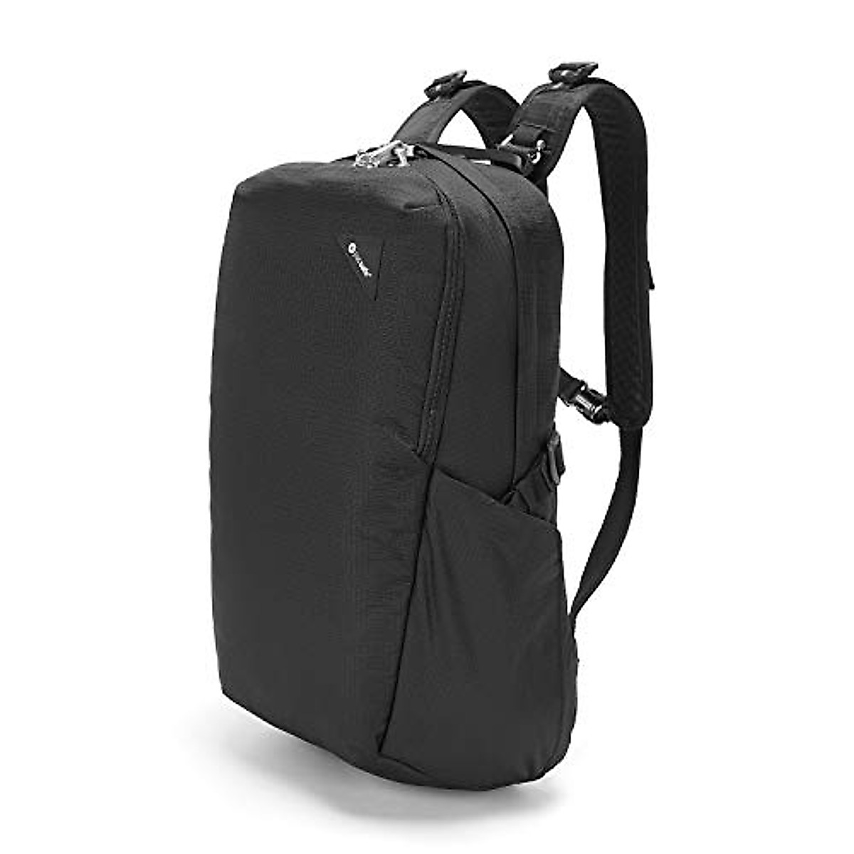PacSafe Vibe 25 Anti Theft Travel Pack Jet Black Casual Daypack, Jet Black