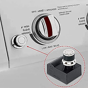 Hisencn 6 Outlets Tact Push Button Chrome Coated Universal Spark Generator Switch, Grill Ignitor Kit for Home Depot Nexgril 720-0830H, 720-0830D, 720-0888, 720-0888N and Most Nexgrill Grill Models