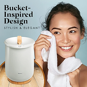 Bartnelli Luxury Premium Towel Warmer, Extra Large Size, Bucket Style - BTW-660 for Bath & Spa Towels, Baby Blankets, Bathrobes
