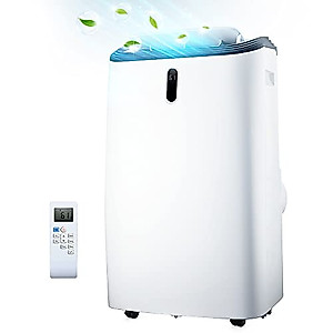 Rintuf 14000 BTU ASHRAE Portable Air Conditioner, Portable AC Cools to 700 Sq.ft Room, AC Unit for Cooling & Dehumi