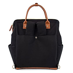 Maevn ReadyGO Water-Resistant Clinical Tote Backpack in Heather (Black)