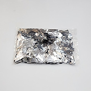 Ultimate Confetti Shiny Silver Metallic Bulk Confetti Bag, Includes 1 Pound Bag Confetti | Great for Celebrations, Weddings, Confetti Party, Fiesta Confetti, 2022 Graduation, & More