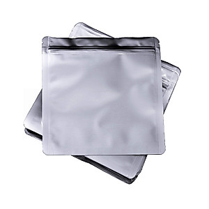 Pleasant Grove Farm 7 Mil Zip Lock Mylar Bags (100, 1 Quart 8.3 x 8.3 Inch)