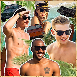 Woodies Zebra Wood Classic Black Sunglasses for Men and Women | Dark Polarized Lenses | 100% UVA/UVB Protection