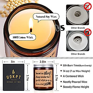 Funny Sisters Gifts from Sister - Lavender Scented Candle Unique Sister Birthday Gift from Sister Mothers Day Present for Little Big Soul Sister Best Friends Women Sister in Law