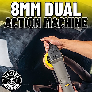 Chemical Guys BUF612 TORQX Random Orbital Polisher, One-Step Scratch & Swirl Removal Kit - 8 Items Blue