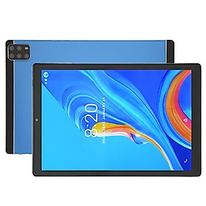 SHYEKYO 10.1 Inch Tablet 100‑240V Dual Camera 6GB RAM 128GB ROM 5G WiFi 2 in 1 Tablet PC 8800mAh MT6735 Deca Core with Gaming Mouse Case (US Plug)