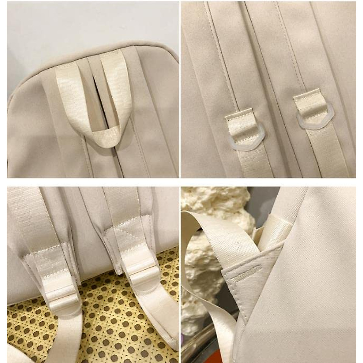 LIEEI Backpack with Cute Pins and Plush Pendant for Teen Girls School Large Capacity Waterproof School Bag Bookbag Backpacks (Pink-2)