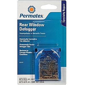 Permatex 21351 Electrically Conductive Rear Window Defogger Tab Adhesive, Single Unit