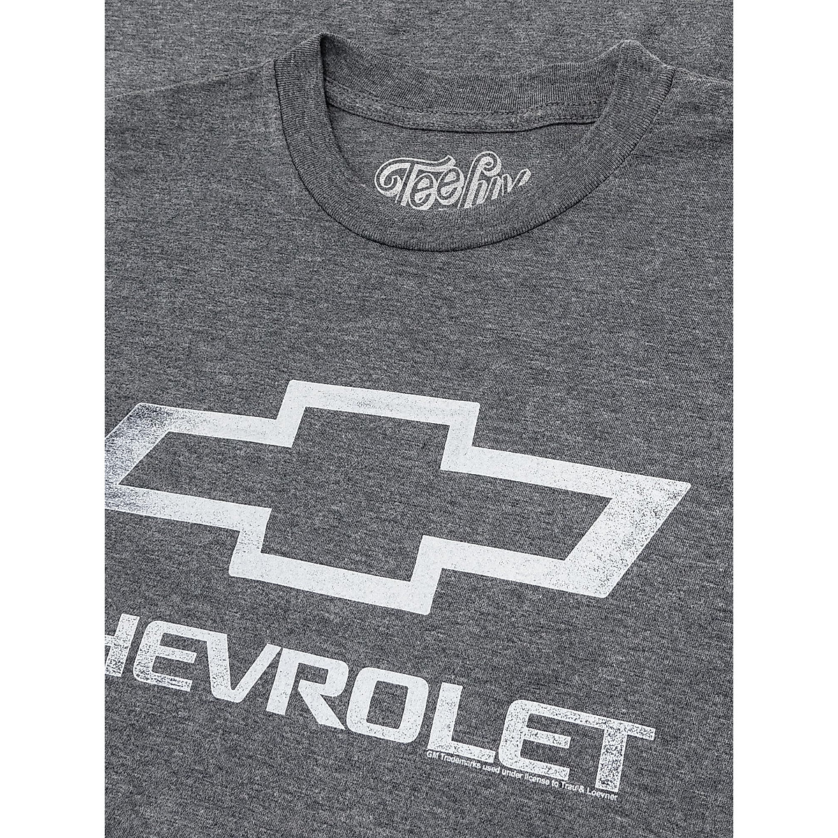 Chevrolet Logo T-Shirt Soft Touch Fabric-Large Graphite Heather