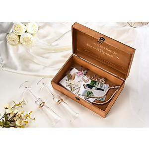 Parihy Wedding Champagne Flutes set of 2, Crystal Champagne Flutes for Mr and Mrs, Bridal Shower Housewarming Gifts, Wedding Gifts Engagement Gifts Bride and Groom