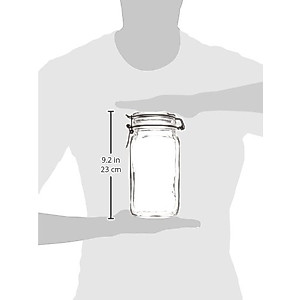Bormioli Rocco Fido Canning Jar, Set of 3, 3 piece set, Clear