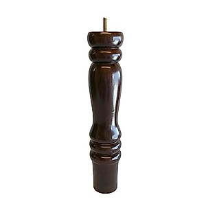 12" Wood Turned Tapered Furniture Legs - Set of 4