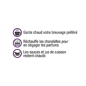 Salton SMW12BK Mug Coffee Warmer, Black