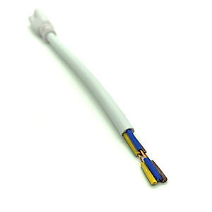 Traodin T5 T8 LED Lamp Connecting Wire Ceiling Lights Daylight LED Integrated Tube Cable Linkable Cords for LED Tube Lamp Holder Socket Fittings with Cables (6 Inch 10-Pack 3Pin)