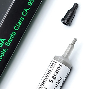 TechDiamondTools Diamond Polishing Compound Polishing Paste USA Made 200,000 Grit 0-0.1 Microns for Marble Glass Metal Rock Jewelry Resin Silver Chrome Gemstone with High Concentration Diamond Powder