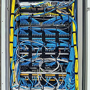 VELCRO Brand ONE_WRAP Tape ¾ " x 25 Yard Double Sided Self Gripping Roll, 189645, Black