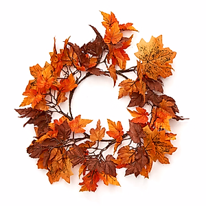 Worth Imports 6" Inner Diameter Maple Leaf Candle Ring,Multicolor,9906