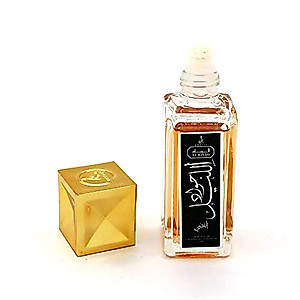Maison d'Orient JAWAD AL LAYL SILVER 20 mL Cologne Oil For Men Roll On, Alcohol-Free, Amber Oil Roll On. AL RIYAD (Perfumes Arabes para Hombres) Roll On Cologne