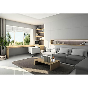 Regal Flame Black Ghost Ventless Indoor Outdoor Fire Pit Tabletop Portable Fire Bowl Pot Bio Ethanol Fireplace in Black - Realistic Clean Burning Like Gel Fireplaces, or Propane Firepits