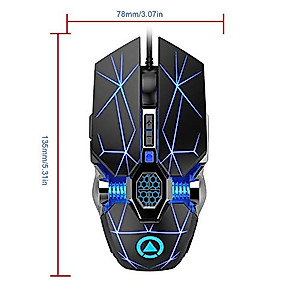 7 Buttons DPI LED Gamer Mice For PC Laptop Notebook