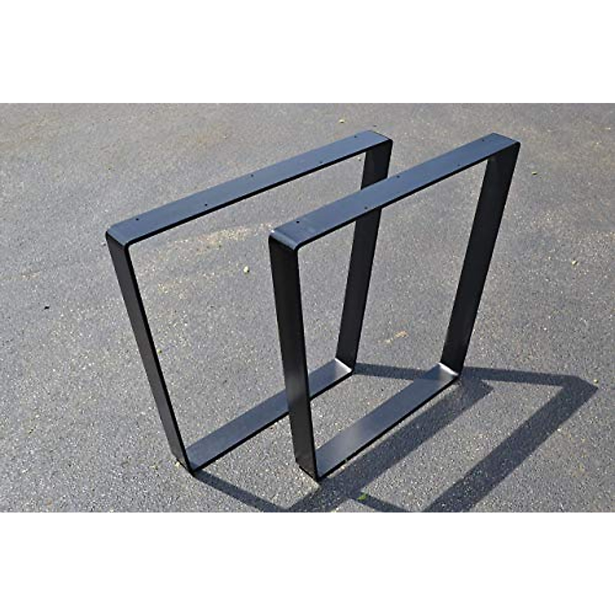 Metal Table Legs, Bent Trapezoid Style - Any Size and Color