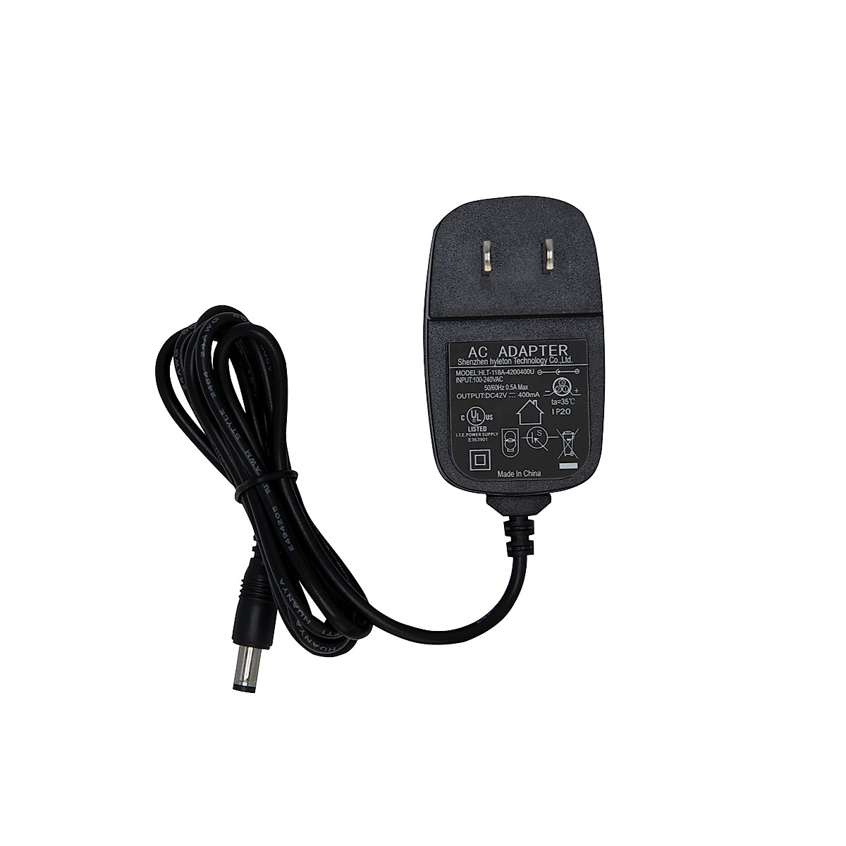 Emaxusa Electric Power Adapter 42V Quick Charger, UL certificated Lithium Battery Charge for Most E-Scooters, 42V (for ‎W3665PA)