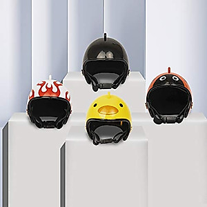 Genriq 10PCS Chicken Helmet - Chicken Bird Toy Head Protection Helmet Bird Hat Headwear Suitable for Parrot Small Chickens, Ducks and Other Poultry Funny Pet Safety Helmet Costumes Accessories