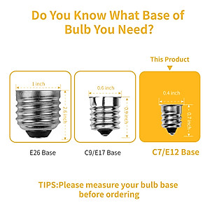 Meconard C7 Led Replacement Christmas Light Bulbs, C7 Shatterproof Led Bulbs for Christmas Indoor Outdoor String Lights, E12 Candelabra Base, Commercial Grade Holiday Bulbs, Warm White, 25 Pack