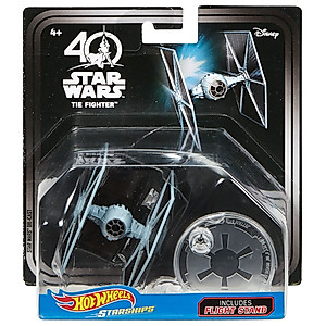 Hot Wheels Star Wars Starships 40th Anniversary Tie Fighter Vehicle