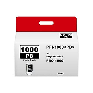 PFI-1000 Photo Black Individual Ink-Tank, Compatible with Canon Lucia PRO PFI1000 PFI-1000PB 0546C002 for imagePROGRAF PRO-1000 Printer