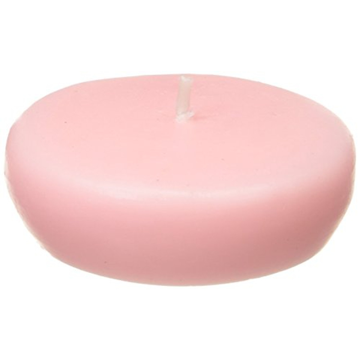 Zest Candle CFZ-025 24-Piece Floating Candles, 2.25-Inch, Light Rose