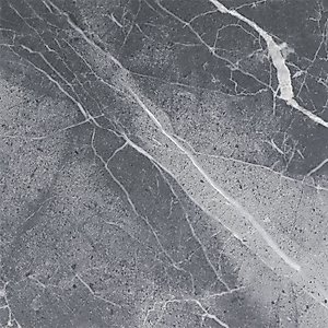 VEELIKE 24 Pack Grey Marble Floor Tiles Peel and Stick Waterproof Vinyl Flooring 12''x12'' Self Adhesive Removable Stick On Grey Vinyl Floor Tiles Stickers for Bathroom Kitchen Bedroom Basement