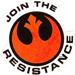 2 Inch Join The Resistance Logo Symbol Star Wars Episode VII 7 The Force Awakens Removable Wall Decal Sticker Art Home Decor Kids Room-2 1/4 Inches Wide by 2 1/2 Inch Tall