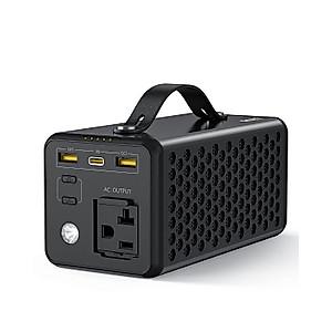 AOHI Portable Power Station, Power Bank with AC Outlet 150W Magcube 96.48Wh/26800mAh Backup Power Supply, Lithium Battery Power Bank with PD 65W Quick Charge LED Light Outdoor Camping Emergency