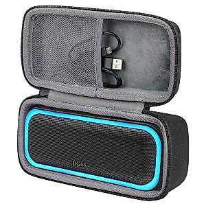co2CREA Hard Travel Case Replacement for DOSS SoundBox Pro Portable Wireless Bluetooth Speaker (Black)