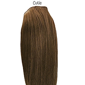 Girly Curls Cheerleader 11" Straight Ponytail Hairpiece for Girls and Teens (Cutie)