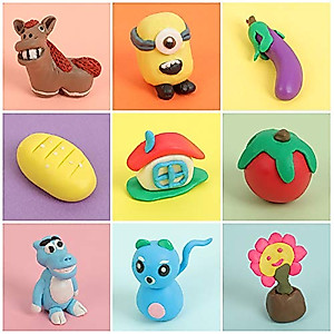 Polymer Clay Kits, Oven Bake Clay Model Clay, Safe and Non-Toxic DIY Modeling Clay, Sculpting Clay Tools and Accessories,Ideal Gift for Children, Adults and Artists (50 Color)