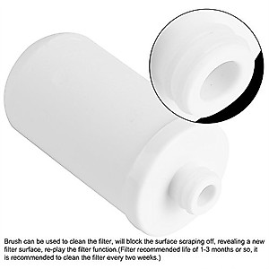 Water Purifier Cartridge,0.1 Microns Filtration Accuracy Ceramic Water Filter Cartridge Faucet Water Cartridge Replacement Element for Kitchen Purifier Home