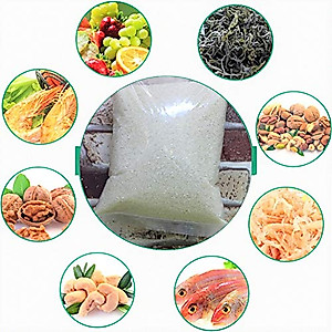 50 Count Large Heavy Clear Bag Zip Lock Storage Bags Food Picnic Travel Clothes Storage Bag 14"x18" Large Ziplock Kitchen Freezer Bag Pack of 50 Reusable