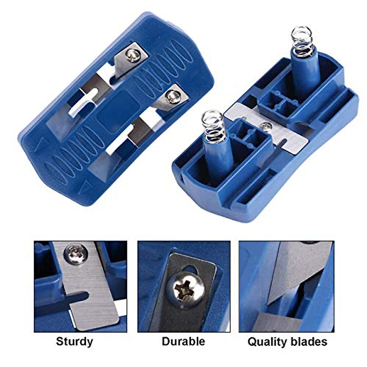 Edge Banding Trimmer, Veneer/Laminate Edge Trimmer Mini Plastic PVC Plywood Melamine Wood Edge Band Cutter, Manual Trimming Woodworking Tool